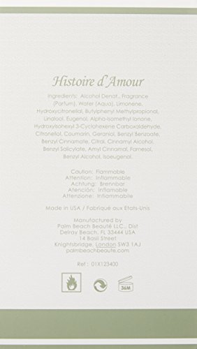 Histoire D'amour By Aubusson For Women. Eau De Toilette Spray 3.4 Ounces