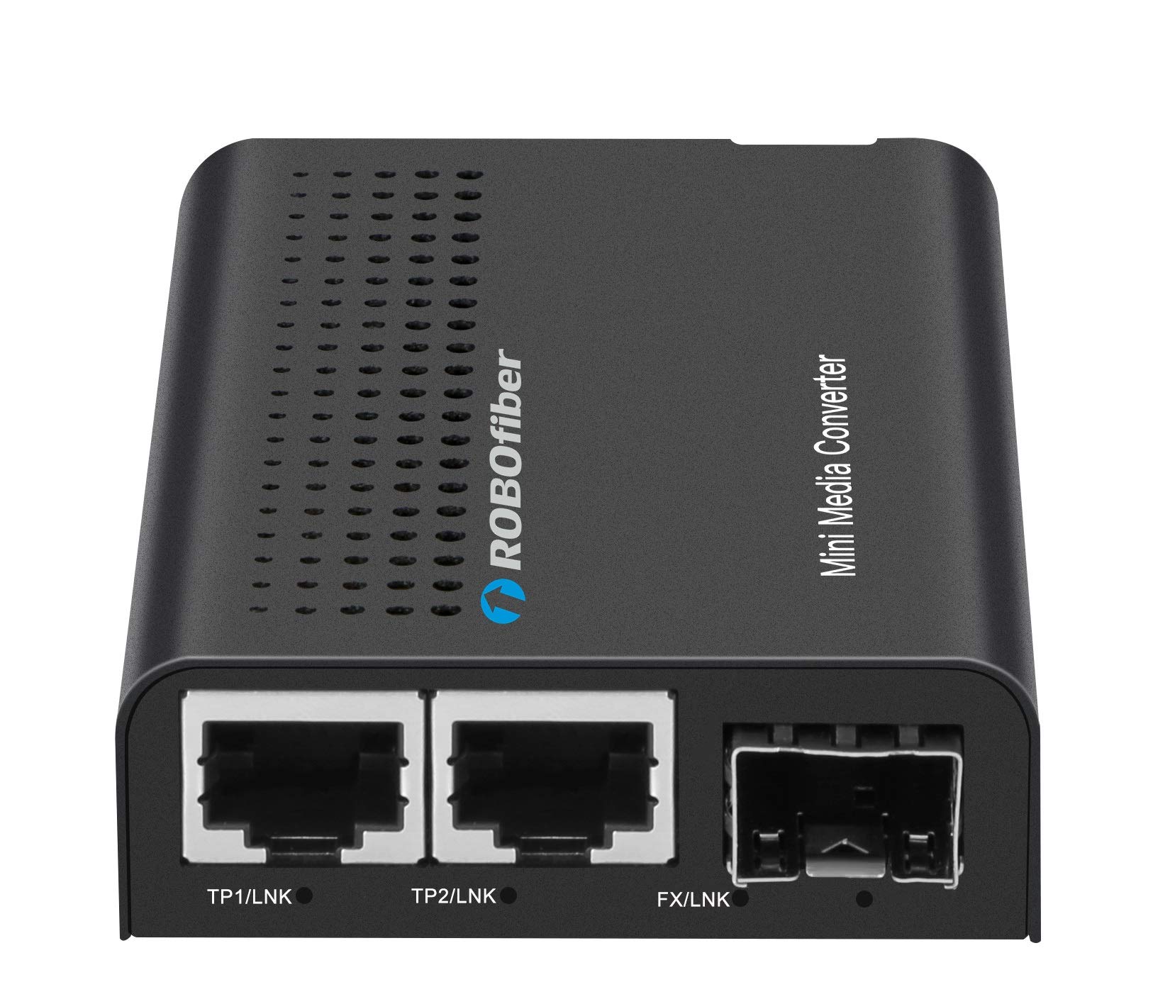 LFC-1002-SFP Two RJ45 Ports Gigabit Ethernet to 100/1000BaseX SFP Slot Fiber Media Converter, LFP and DIP sw Settings