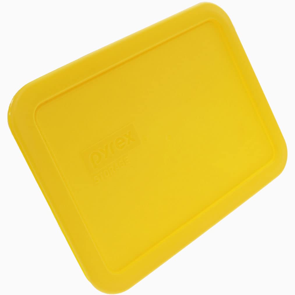 Pyrex 7210-PC 3-cup Meyer Lemon Yellow Lid - 2-Pack - Original Genuine Pyrex - Made in the USA