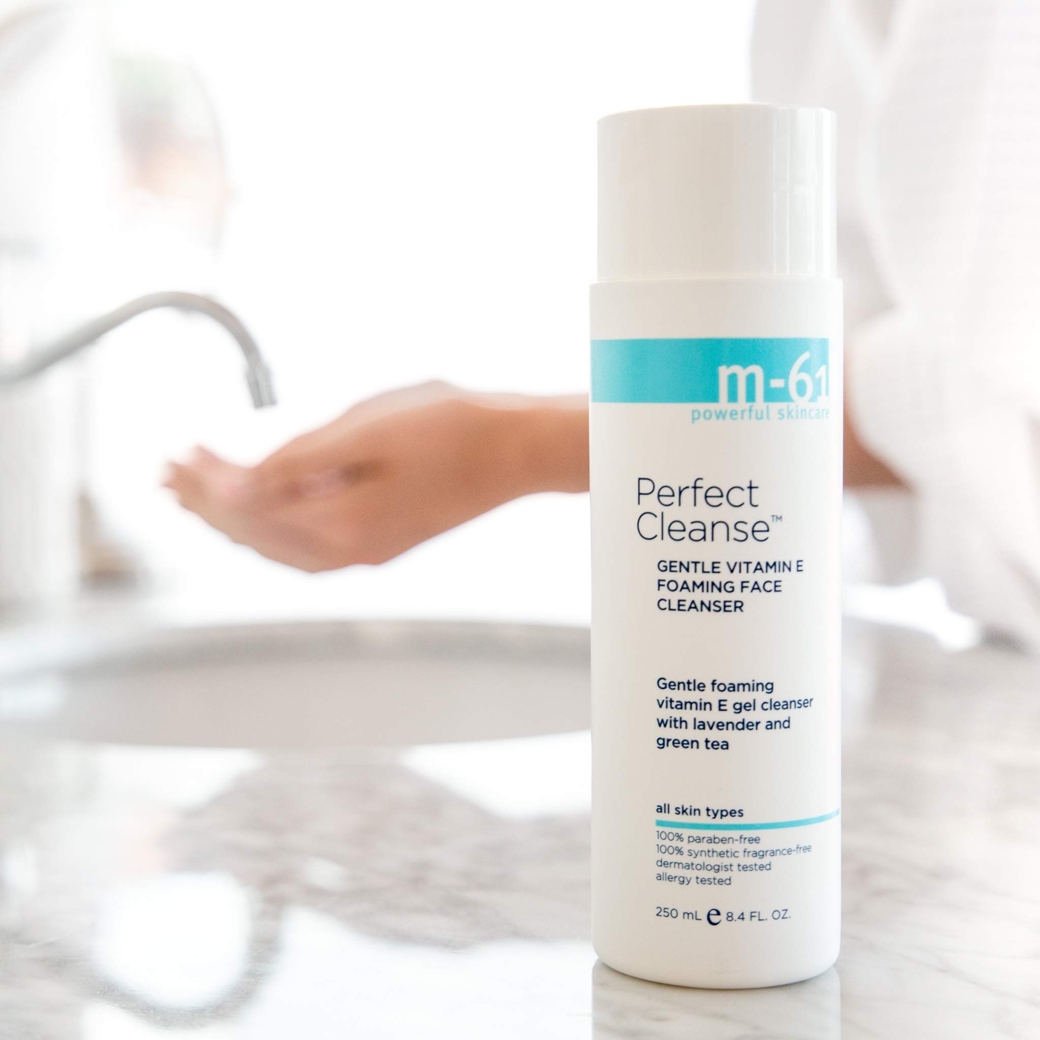 m-61 Perfect Cleanse- 250 ml.- Gentle daily cleanser with vitamin E, lavender & green tea