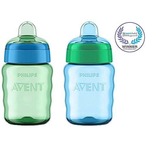 Philips Avent My Easy Sippy Spout 9-Ounce Cup (Pack of 2) Blue