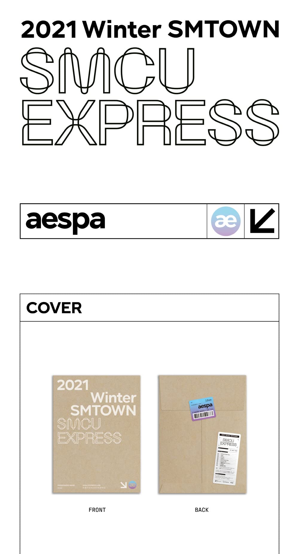 aespa - 2021 Winter SMTOWN SMCU Express CD