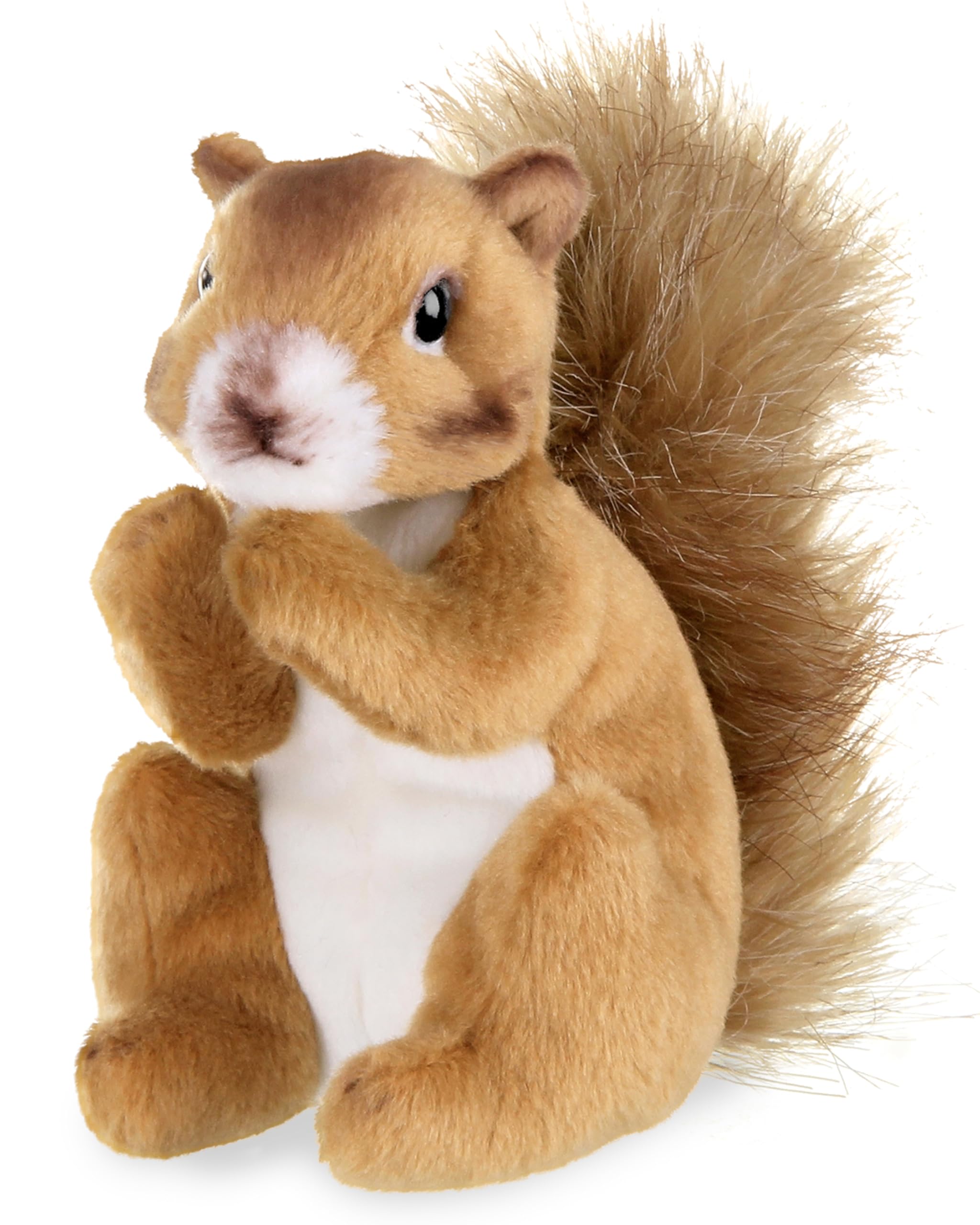 Bearington Collection Copper Plush Squirrel Stuffed Animal, 7 Inch