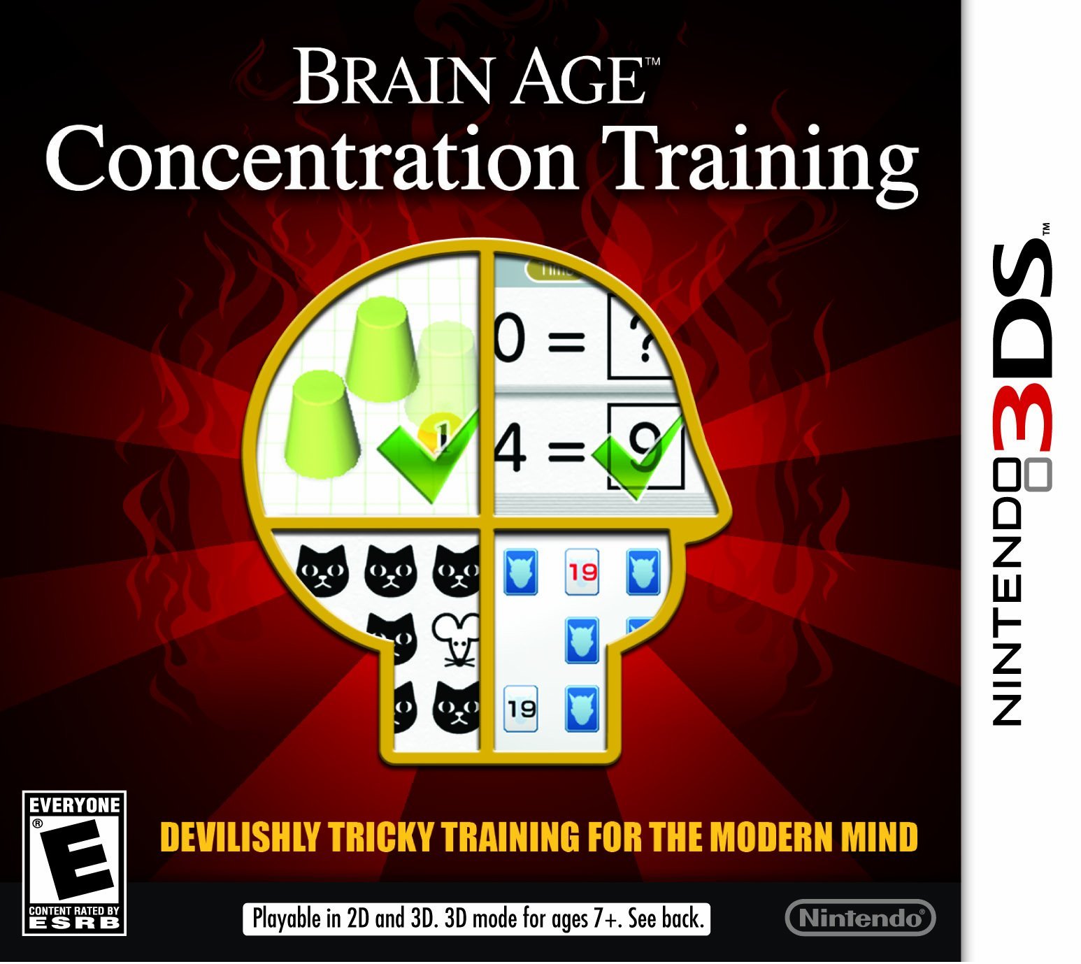 Brain Age: Concentration Training - Nintendo 3DS (Renewed)