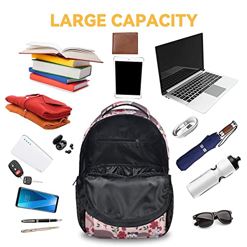 COOPASIA Cute Possum Backpack, 16 Inch Opossum Theme Bookbag with Adjustable Straps, Durable, Lightweight, Large Capacity, School Backpack for Kids Girls Boys