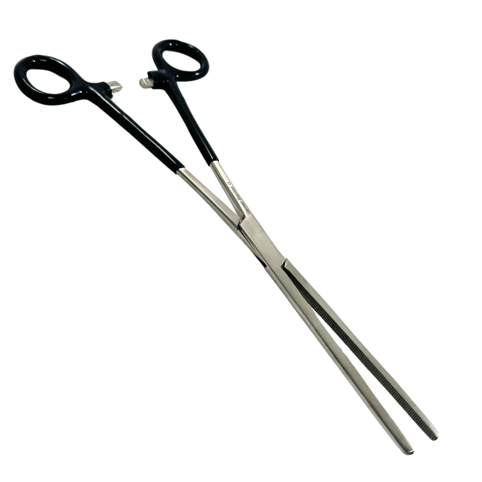 German Stainless Curved + Straight Forceps, Hemostat Forceps clamp 10" (Cynamed Brand) … … … …