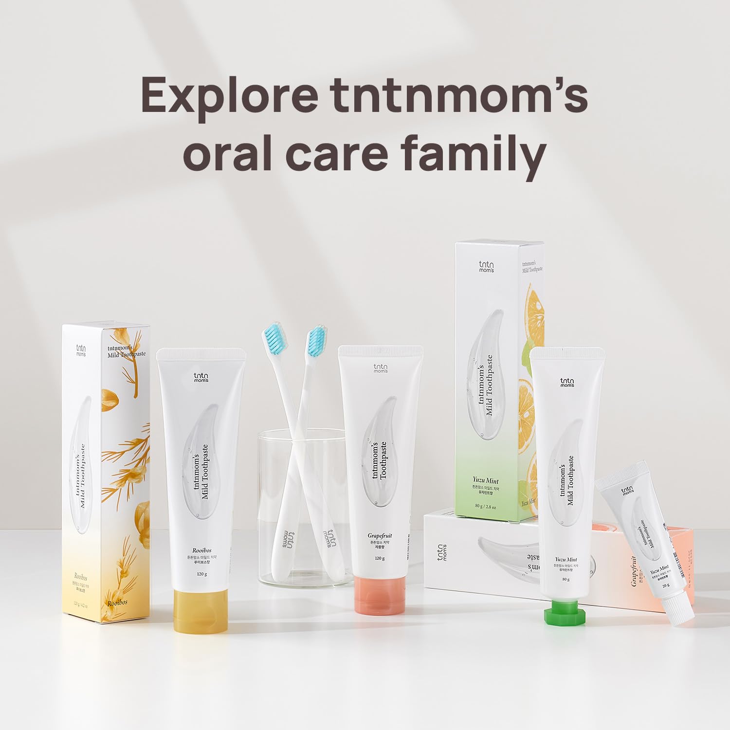 TNTN MOM'S tntnmom's | Pregnancy Extra Soft Toothbrush | Sensitive Toothbrush | Gentle and Compact Head for Oral Care | Pregnancy Toothbrush | 1EA