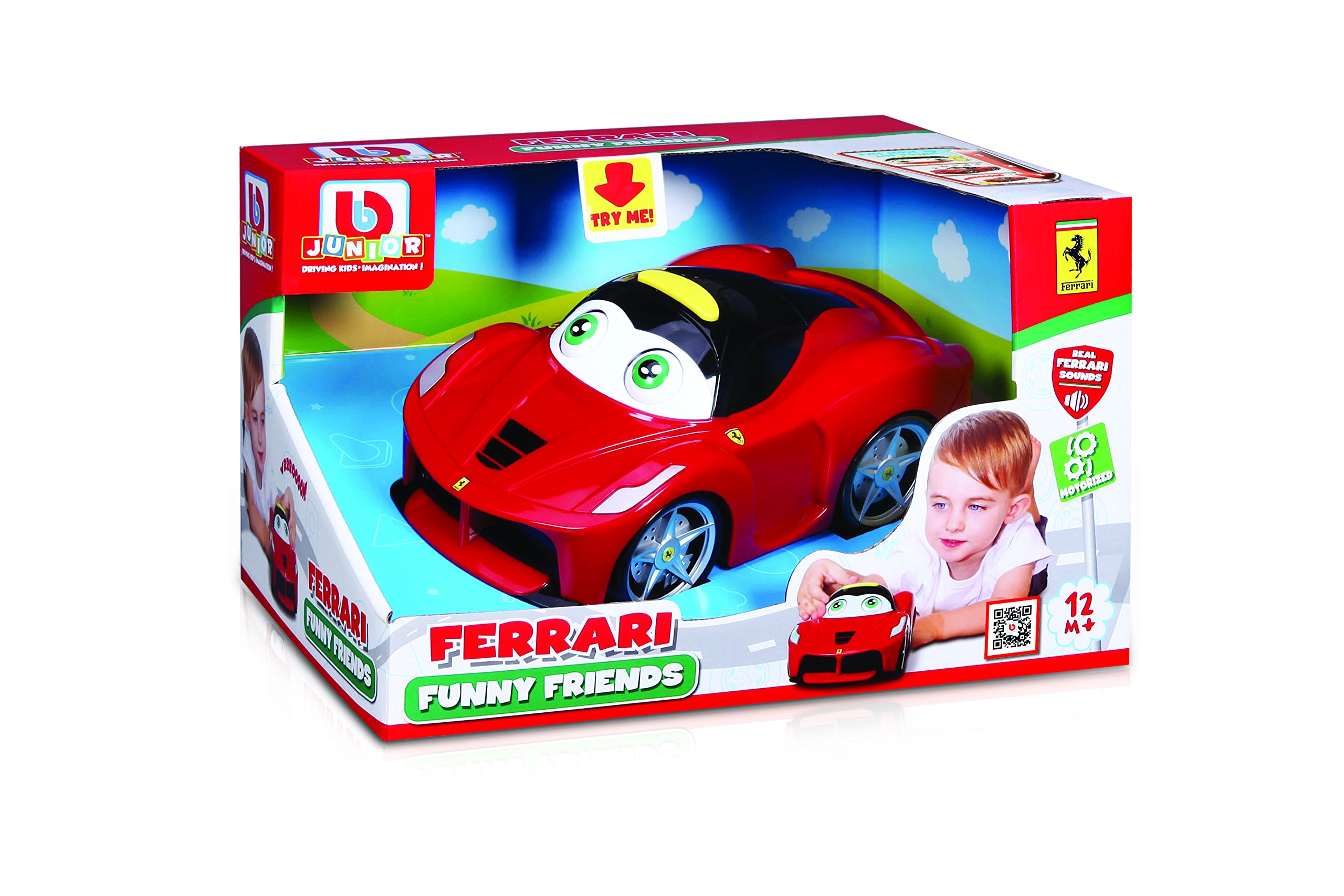 BB Junior Play & Go Ferrari Funny Friend Laferrari Vehicle