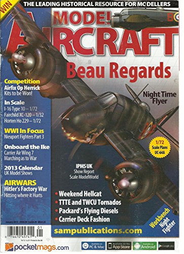 MODEL AIRCRAFT, JANUARY, 2013 (THE LEADING HISTORICAL RESOURCE FOR MODELLERS)