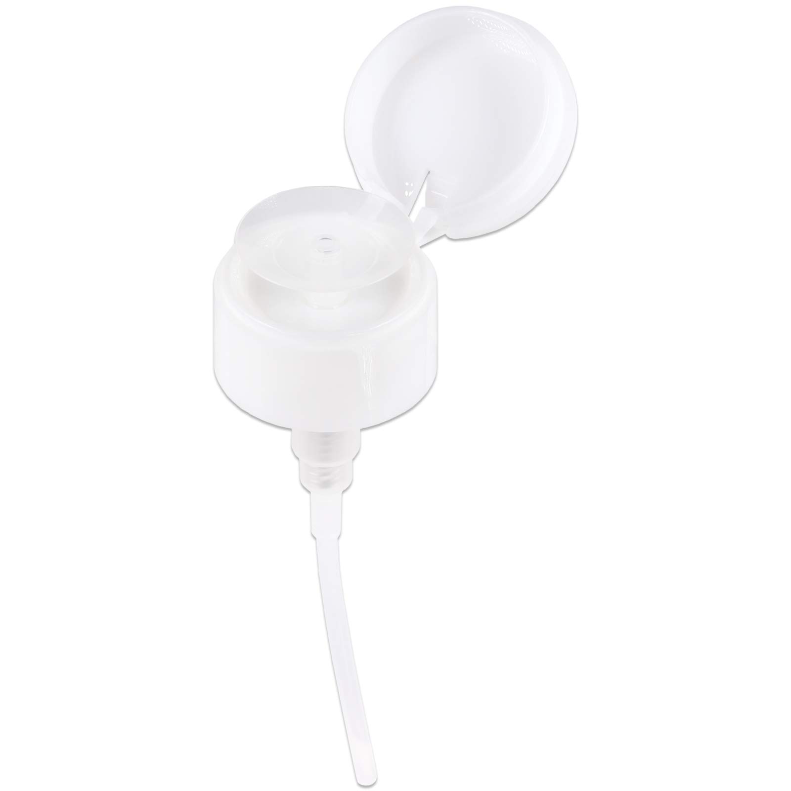 PANA 10oz. (Quantity: 2 Pieces) Liquid Push Down Pump Dispenser Empty Bottle with Flip Top Cap (Clear)