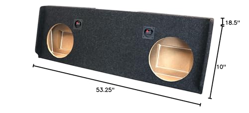 Bbox A182-12CPA Dual 12” Sealed Subwoofer Enclosure Fits 2007-2013 Chevrolet/GMC Silverado/Sierra Crew cab