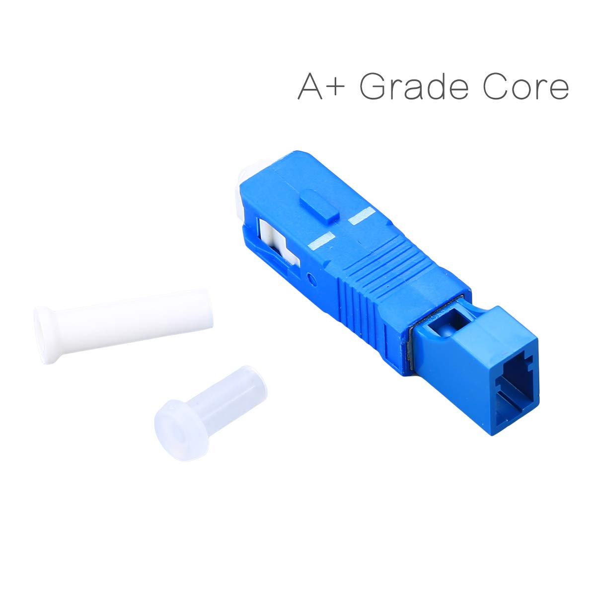 KELUSHI FTTH Optical Equipment Tool LC Female to SC Male Hybrid Flange Singlemode 9/125 SM Optical Fiber Adapter Connector for Digital Communication