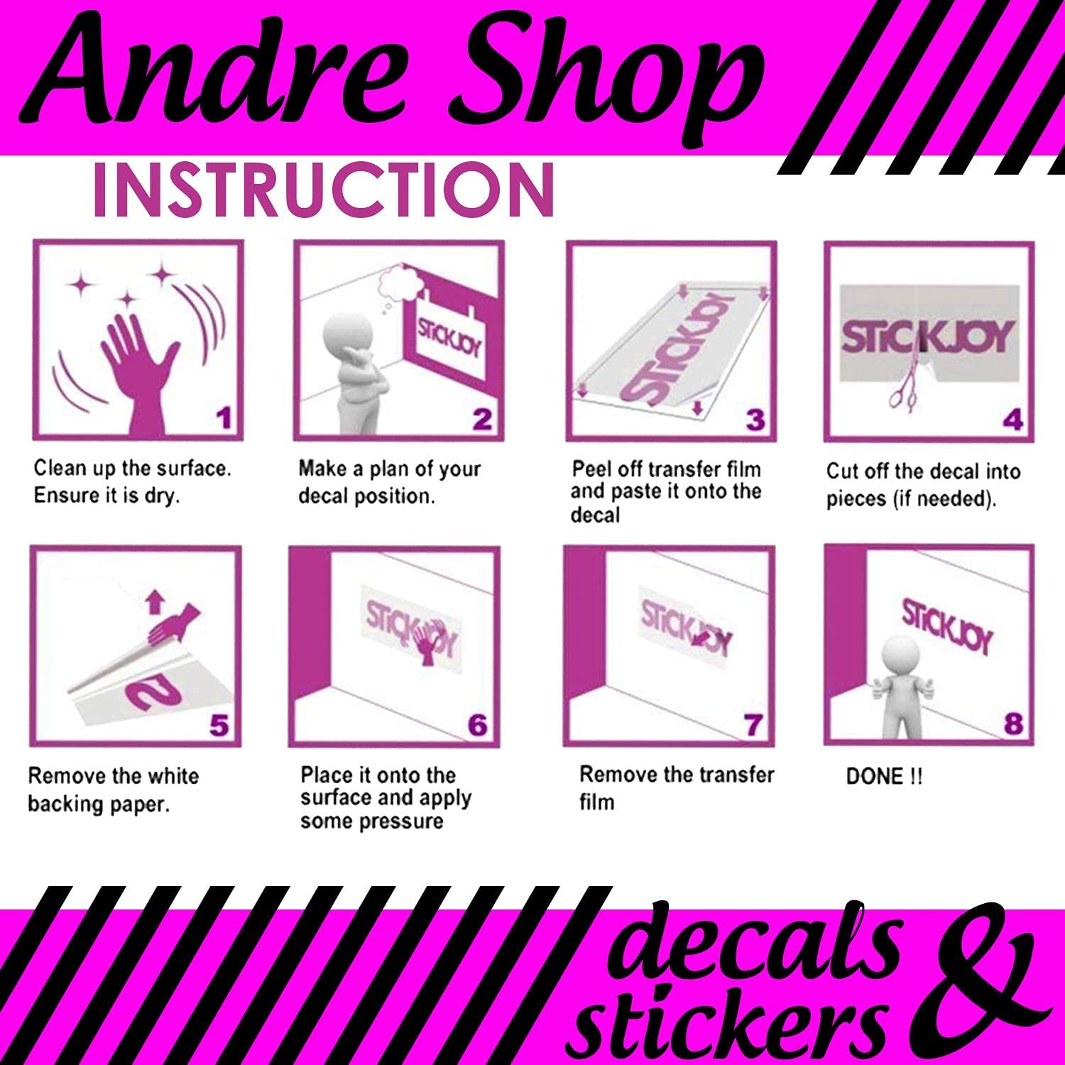 Andre Shop Specialized S-Works Bicycle Frame Stickers - Specialized Bike Frame Vinyl Decal - MTB DH Cycling Road Racing Rid Stickers Custom Color