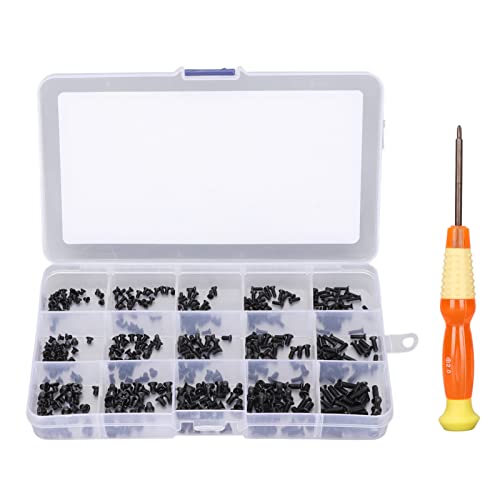 AGOUNOD Laptop Screws Computer Screws Kit Carbon Steel for Electronic Repair for Laptop Repairs