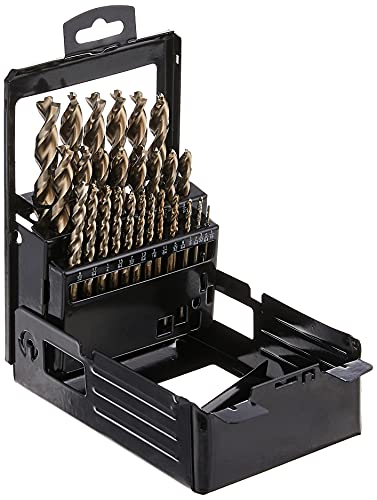 DEWALT Drill Bit Set, Pilot Point, Cobalt Alloy Steel, 29-Piece (DWA1269)