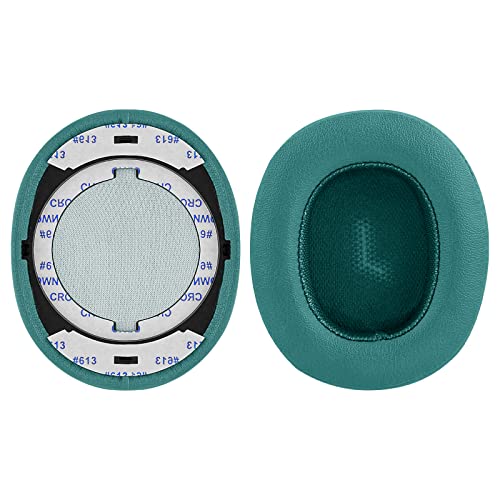 Geekria QuickFit Replacement Ear Pads for JBL E55BT Headphones Ear Cushions, Headset Earpads, Ear Cups Cover Repair Parts (Green)