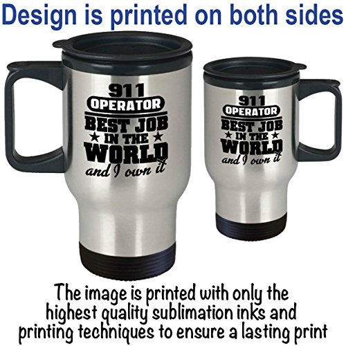me,myself & i DESIGNS Cow Coffee Travel Mug Good Moooning Cowfee Time 14 oz Stainless Steel Travel Tumbler Handled Gift