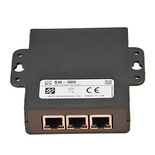 Brainboxes Switch - 5 Ports - DIN Rail mountable (SW-005)