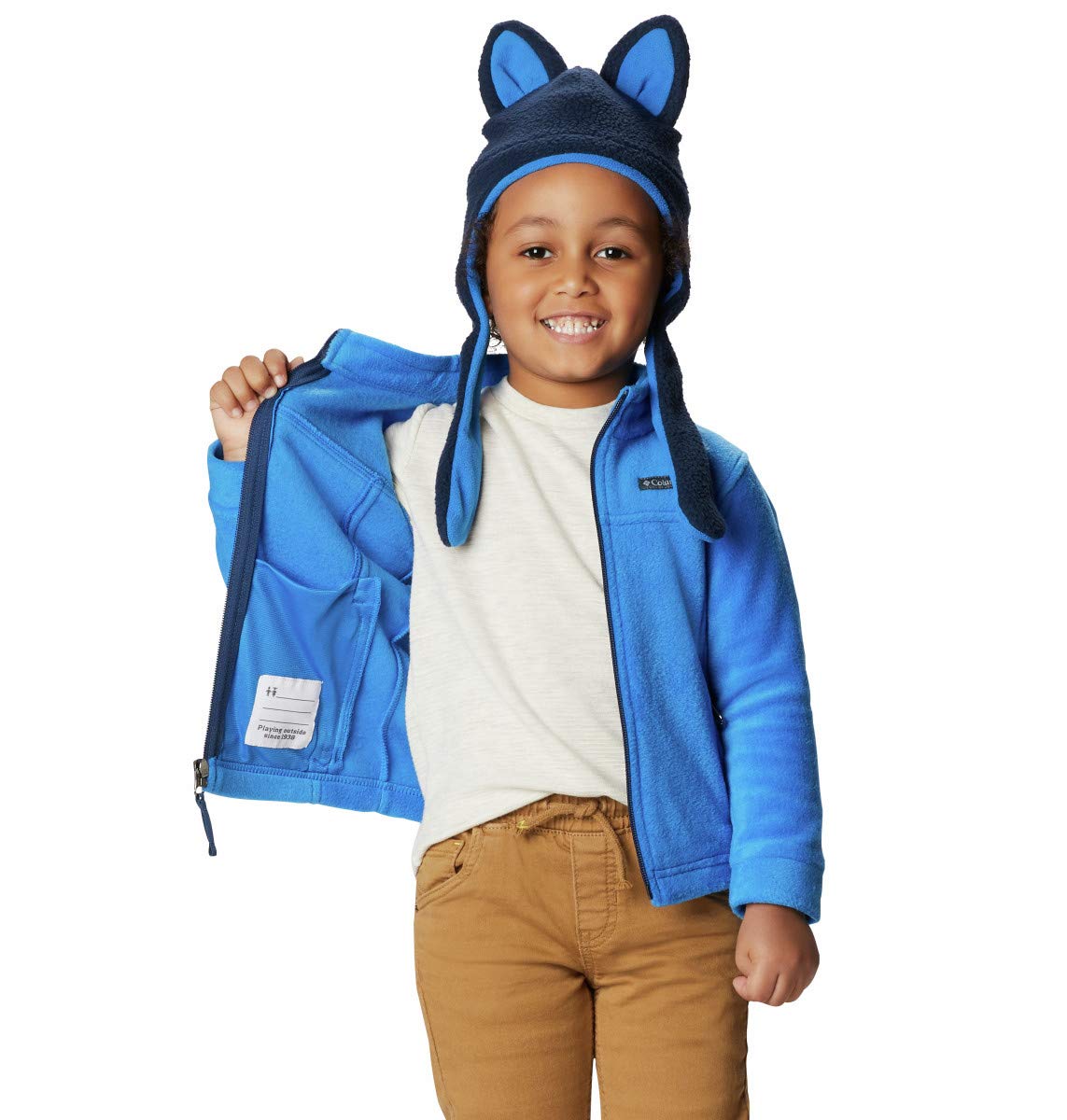 Columbia Toddler Boys Steens Mt II Fleece, Super Blue, 2T