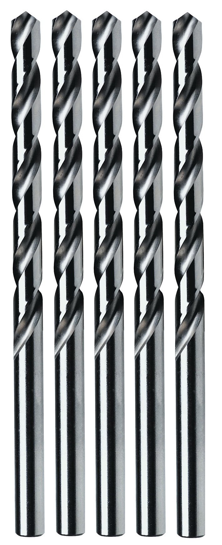 Irwin Tools 81107 No. 7 Bright 118-Degree Jobber Lengthier, Pack of 5