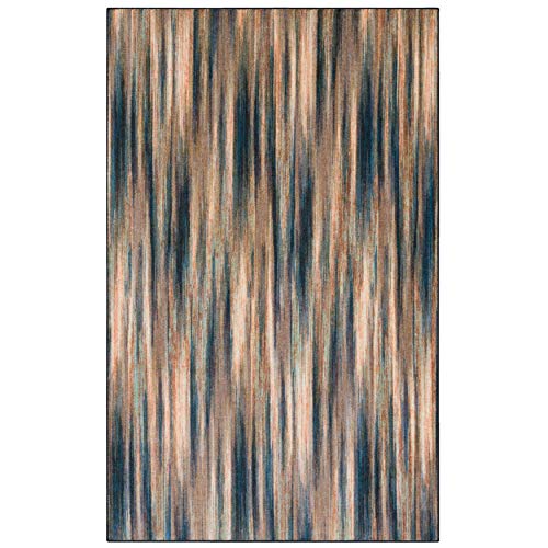 Mohawk Home Kearney Navy Area Rug, 5'x8', Tan