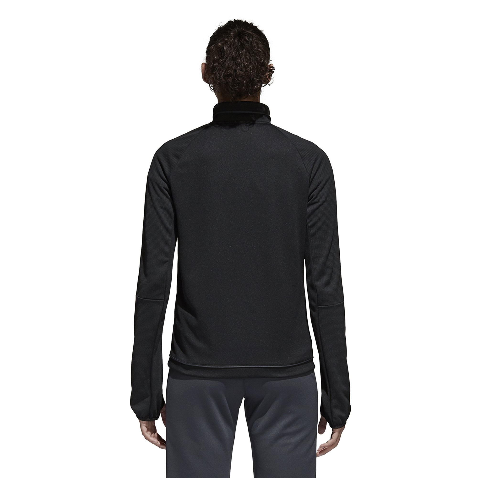 adidas Womens Tiro 17 Training Jacket Black/White L