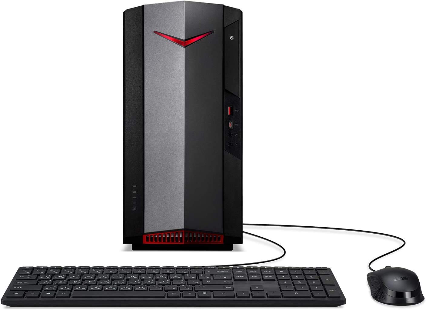 acer Nitro N50 Gaming Desktop 2022, 6-Core Intel Core i5-11400F, GeForce GTX 1650, 32GB DDR4 RAM, 1TB NVMe SSD, Intel Wi-Fi 6 AX201, Keyboard, Mouse