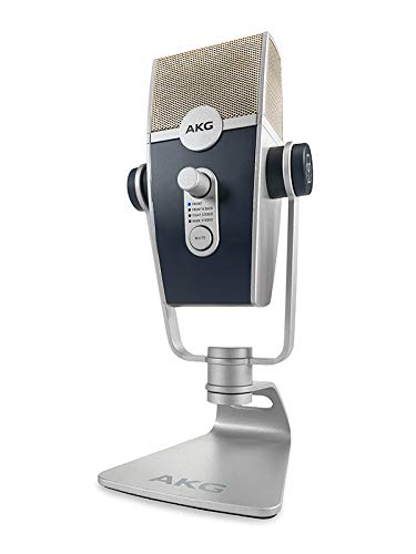 AKG Pro Audio Lyra Ultra-HD, Four Capsule, Multi-Capture Mode, USB-C Condenser Microphone for Recording and Streaming (Renewed)