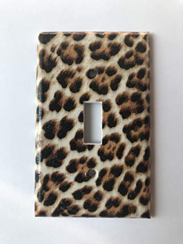 Leopard Light Switch Cover - Various Size Light Switchplates Offered