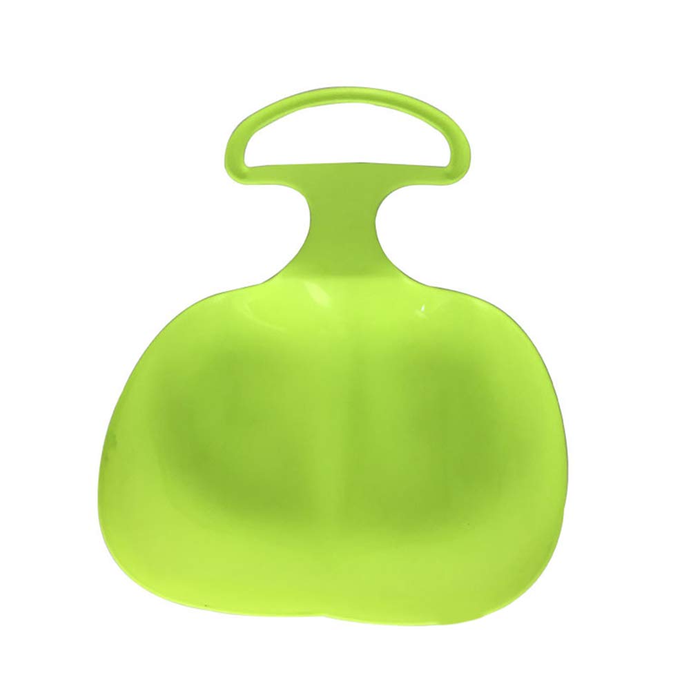alignmentpai Thicken Kids Adult Snow Sleds, Sledge Ski Board Sleigh for Winter Outdoor Grass Sand Slider Green
