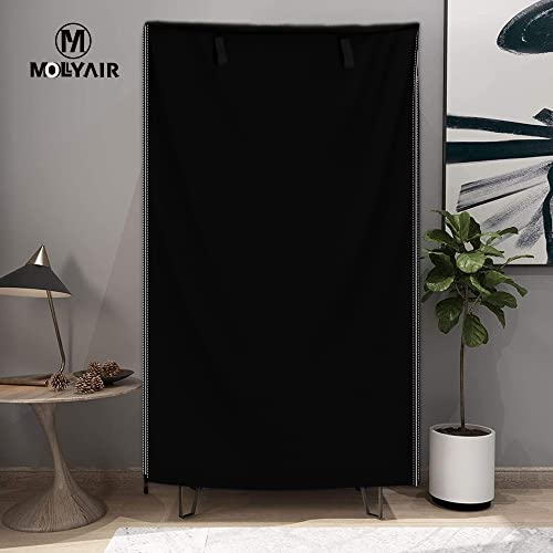MOLLYAIR Shelf Cover - Oxford Cloth Fabric with Waterproof and Water-Resistant Coating,36x18x72 inch