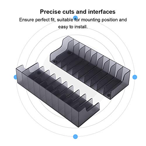 Game Card Box, ABS 2 Pcs Waterproof Dust-Proof CD Storage Bracket for Pro Game Consoles for/Slim/PRO