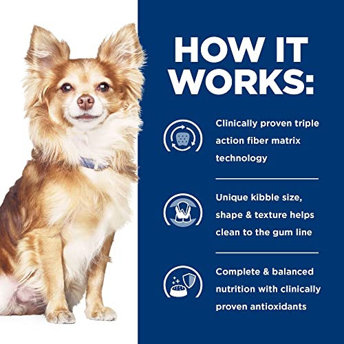 Hill's Prescription Diet t/d Dental Care Small Bites Chicken Flavor Dry Dog Food, Veterinary Diet, 5 lb. Bag