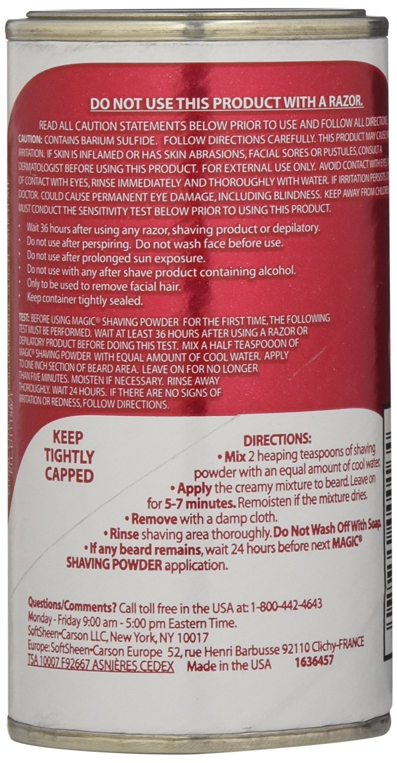 Magic Shave Shaving Powder Depilatory, Extra Strength, 5 oz - 2pc