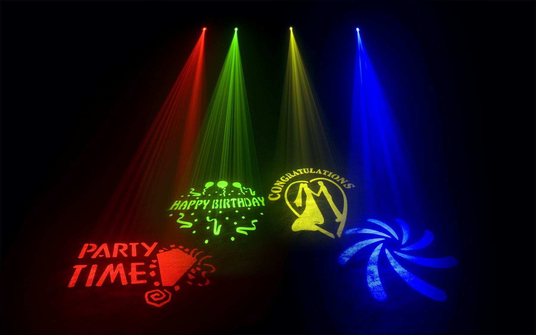 ADJ Products GOBO PROJECTOR IR Projection Lighting Effect, Black