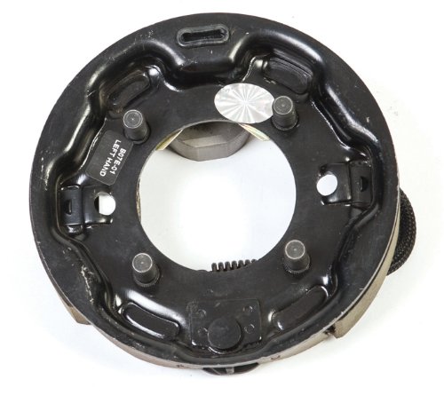 Husky 30789 Black Painted 7" x 1.25" Left Hand Electric Brake Assembly - (600 lb. to 2200 lb. Axle Capacity)