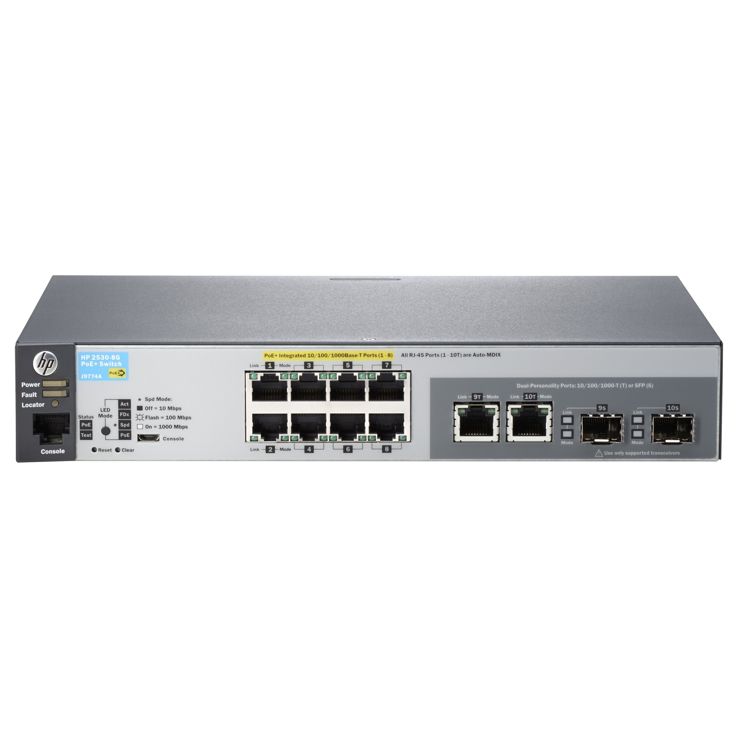 HP J9774A Procurve Switch 2530-8G-Poe+
