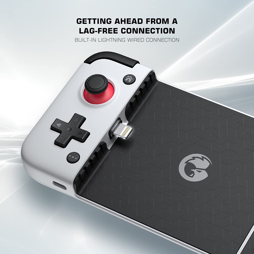 GameSir X2 Lightning Mobile Gaming Controller, Phone Controller for iPhone iOS, Wireless Mobile Game Controller Grip Support Xbox Game Pass, xCloud, Stadia, Vortex and More