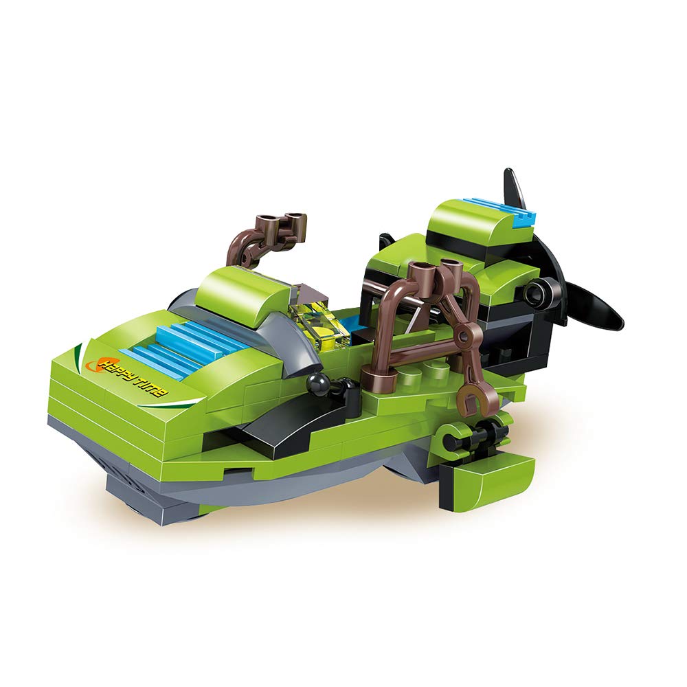 BRICK STORY 3in1 Creator Car Building Set 302 Pieces Creator Camper Van Beach Off Roader Convertible Car Building Block Toys Creative Summer Holiday Adventure Playset Gift for Kids Boys Age 6-10