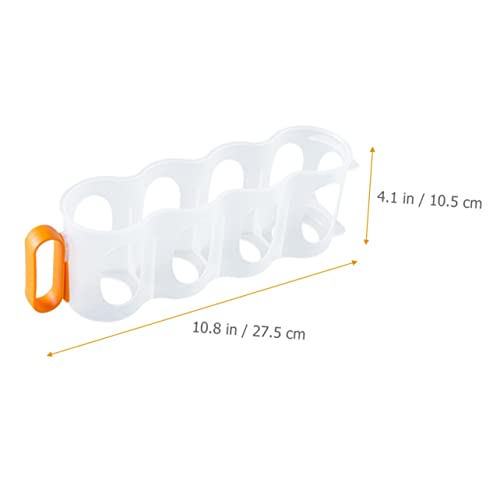 Baluue 6 Pcs Cans Organizer Dispensador De Cerveza Stackable Storage Box Fridge Organizer Cans Freezer Drink Organizer Beverage Bins Fridge Organizer Drinks Fridge Soda Can Dispenser Beer