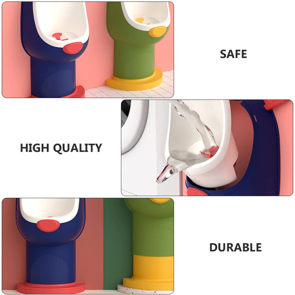 COHEALI Children Standing Potty Portable Toilet 1Pcs Urinal with Aiming Target Boys Potty Plastic Urinal Cartoon Pee Boy Training Tool Potty Toilet Training Standing Potty Toilet