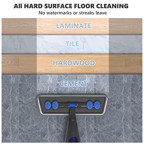 Spray Mops for Floor Cleaning- Floor Mop Microfiber Flat Mop Wet Dry Dust Mop with Refillable 635ML Bottle 4 Washable Pads Sprayer for Hardwood Floor Laminate Tiles Wood Ceramic Vinyl Home Kitchen