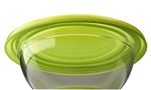 LidLover 5"-7" and 7"-9" Silicone Lid, Green - Set of 2