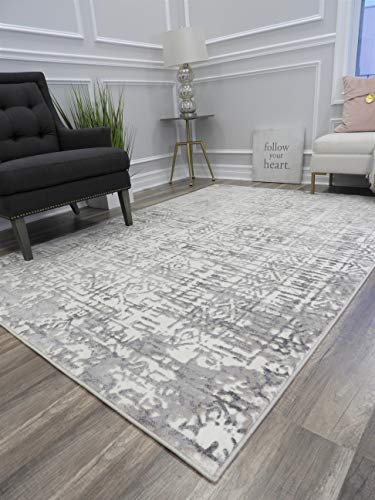 CosmoLiving Celeste Collection Area Rug, 8' x 10', Royal Silk