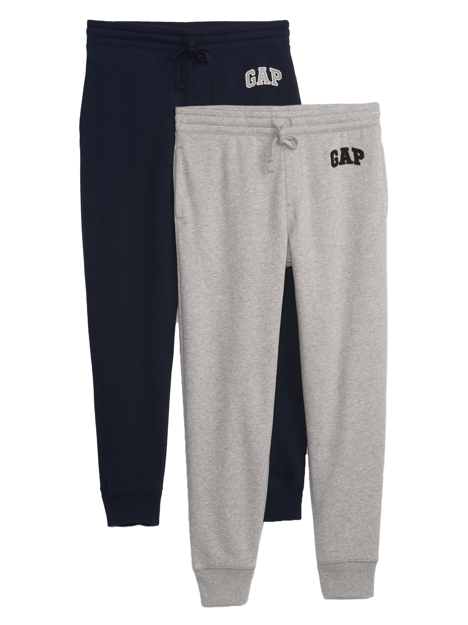 GAP Mens 2-Pack Logo Jogger Sweatpants, Multi, Small US