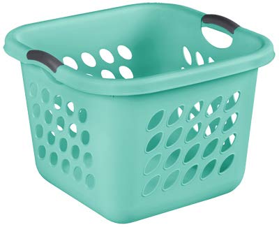 Sterilite 12177906 12 Gallon Aqua Ultra Square Laundry Basket