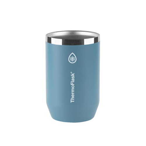 Thermoflask Premium Quality Vacuum Insulated Can Cooler, Standard Size, 12 Ounce, Dusty Blue