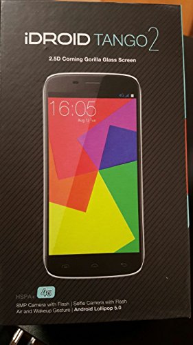 iDroid Tango 2 Black No Contract Phone - Retail Packaging (GSM Service)