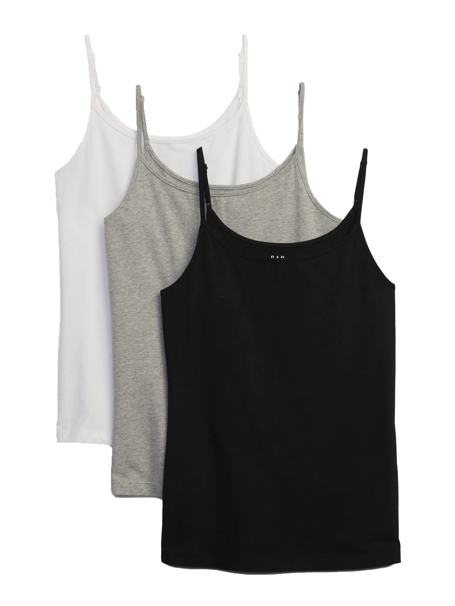 GAP Womens Scoopneck Layering Cami Shirt, Multi, Large US