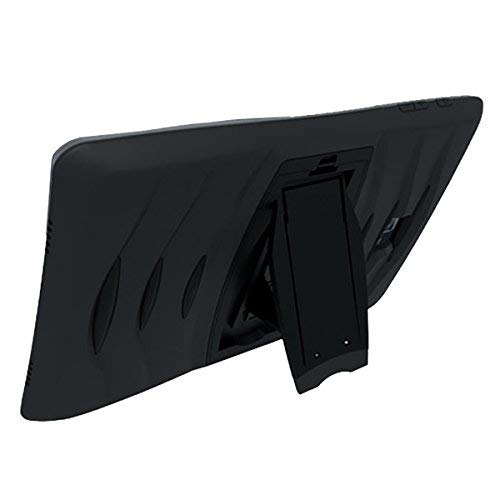 KIQ Armor Series Galaxy Tab A 8.0 2015 Case T350, Rugged Full-Body Drop Protection Tablet Case Cover Kickstand for Samsung Galaxy Tab A 8" SM-T350 SM-T355 - Black